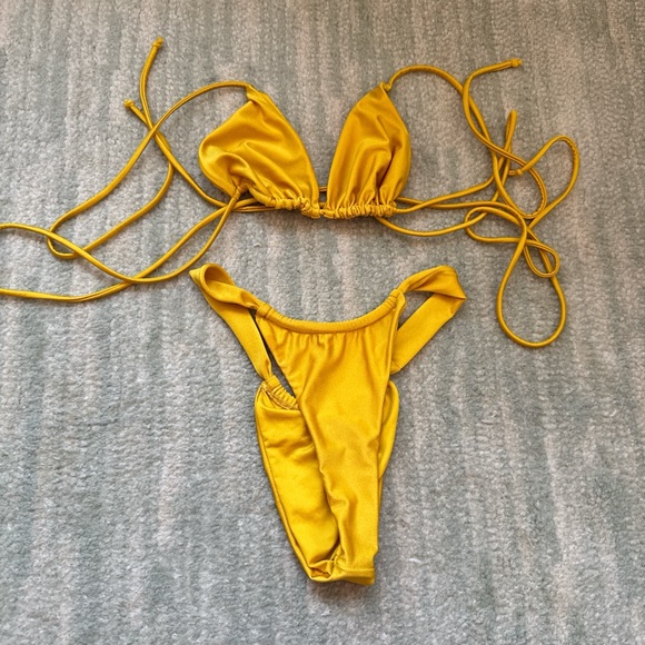 natasia swim | Swim | Natasia Swim Yellow Bikini Set | Poshmark